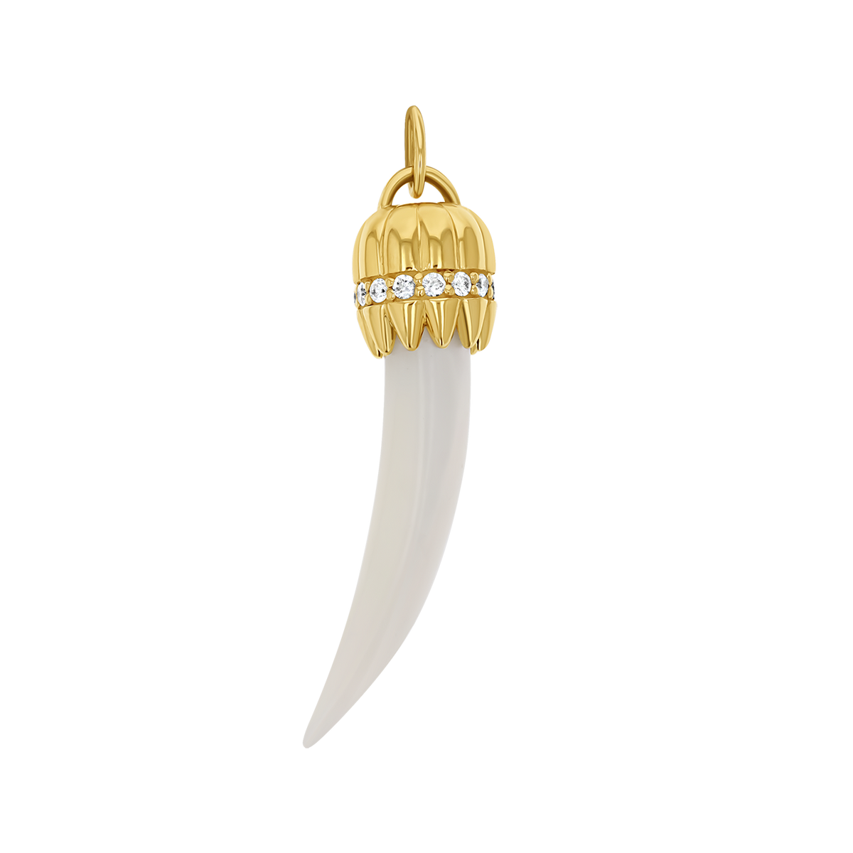 14K Gold Mother of Pearl Tusk – Baby Gold