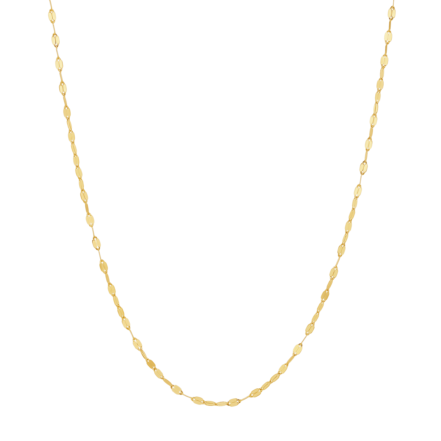 14K Gold Demure Chain Necklace – Baby Gold