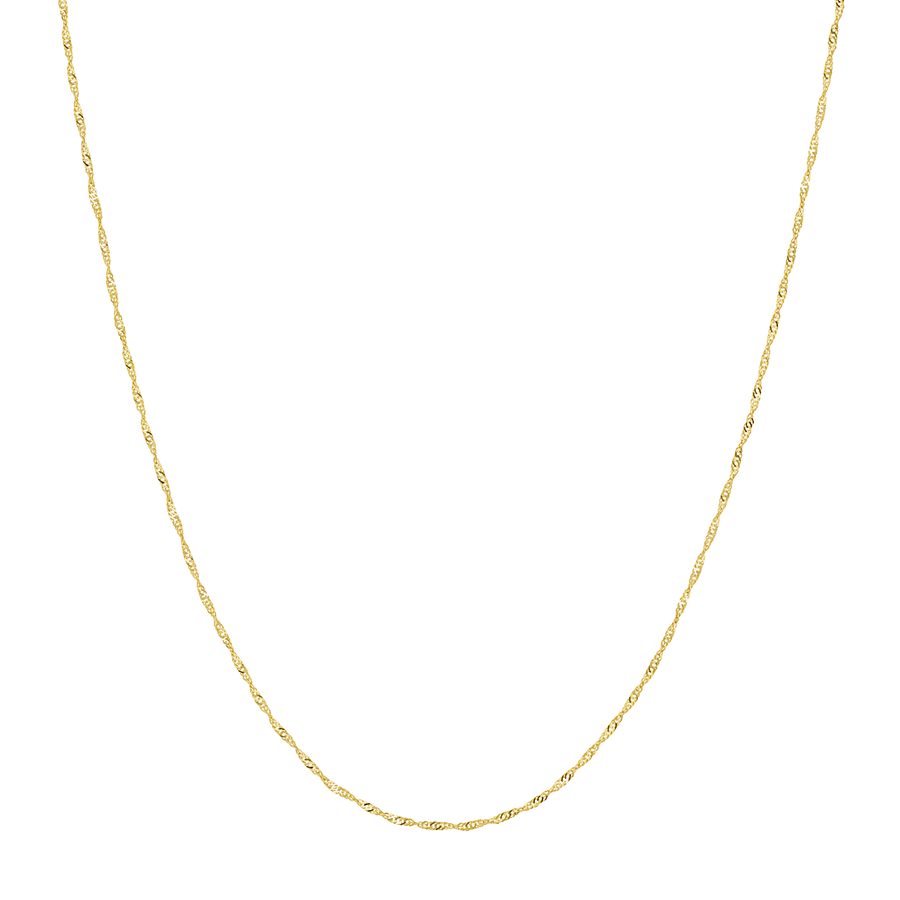 14K Gold Singapore Chain Necklace – Baby Gold