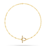 14K Gold Demi Diamond Toggle Bracelet – Baby Gold