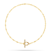 14K Gold Demi Diamond Toggle Bracelet – Baby Gold