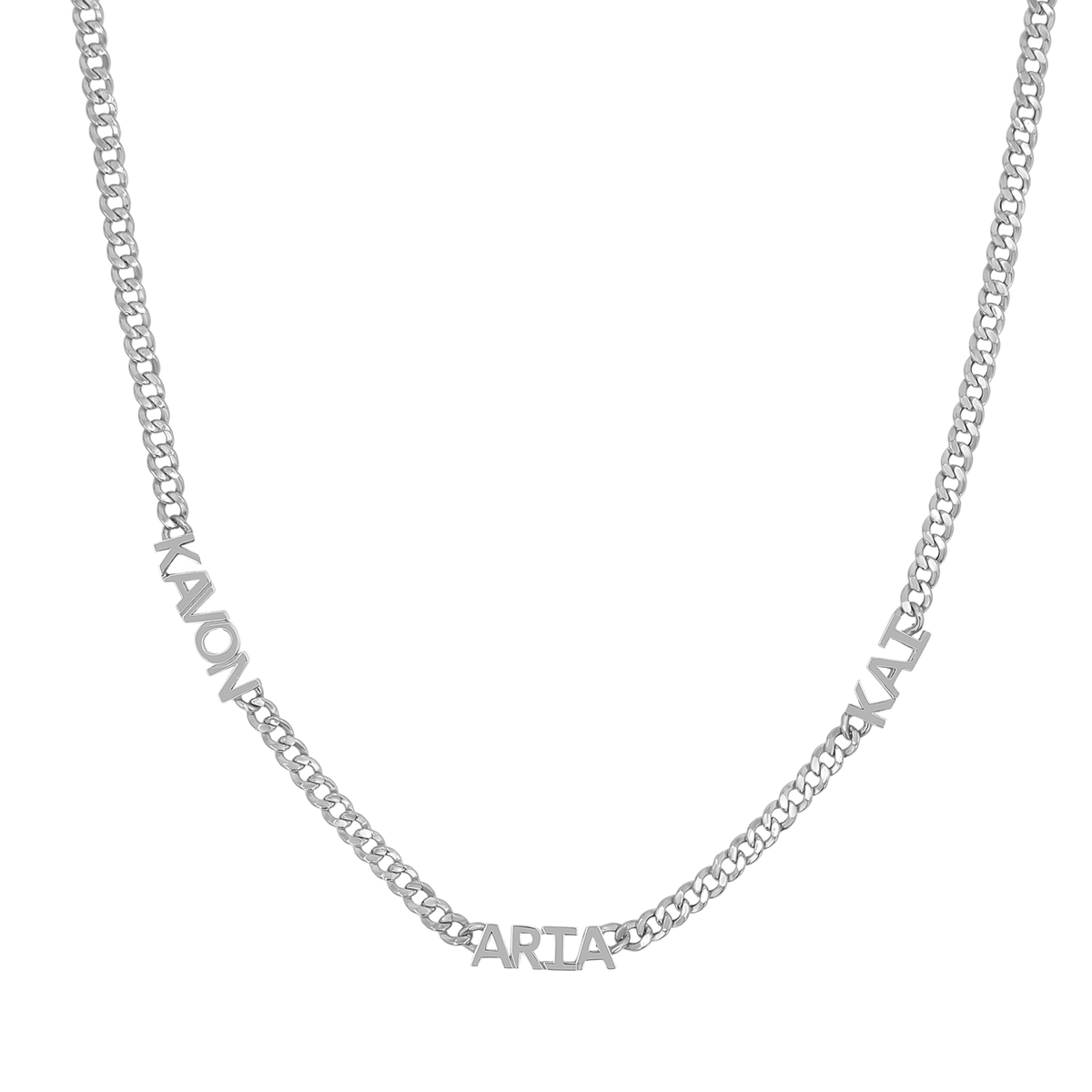 14K Gold Mini Name Cuban Chain Necklace – Baby Gold