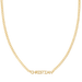 14K Gold Mini Name Cuban Chain Necklace – Baby Gold