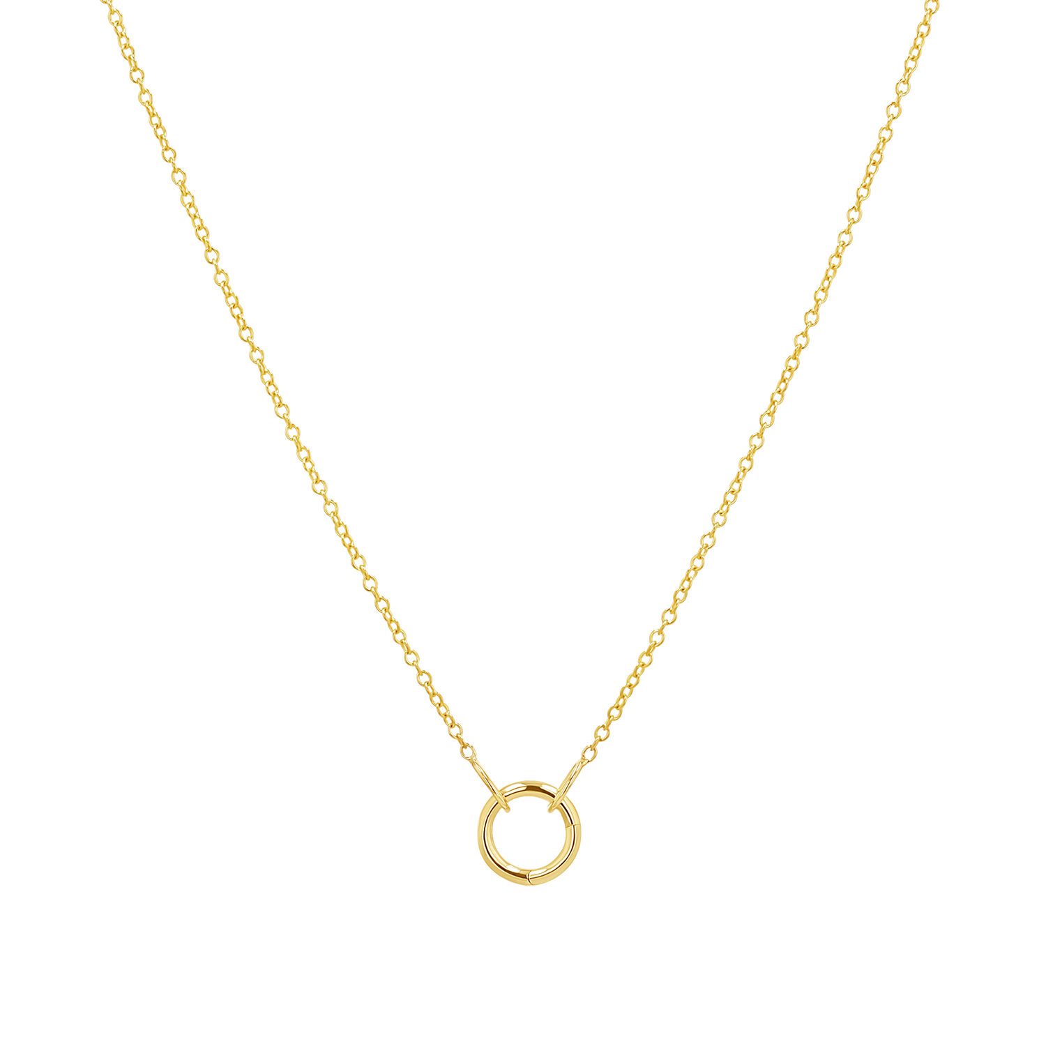 14K Gold Connector Cable Chain Necklace – Baby Gold