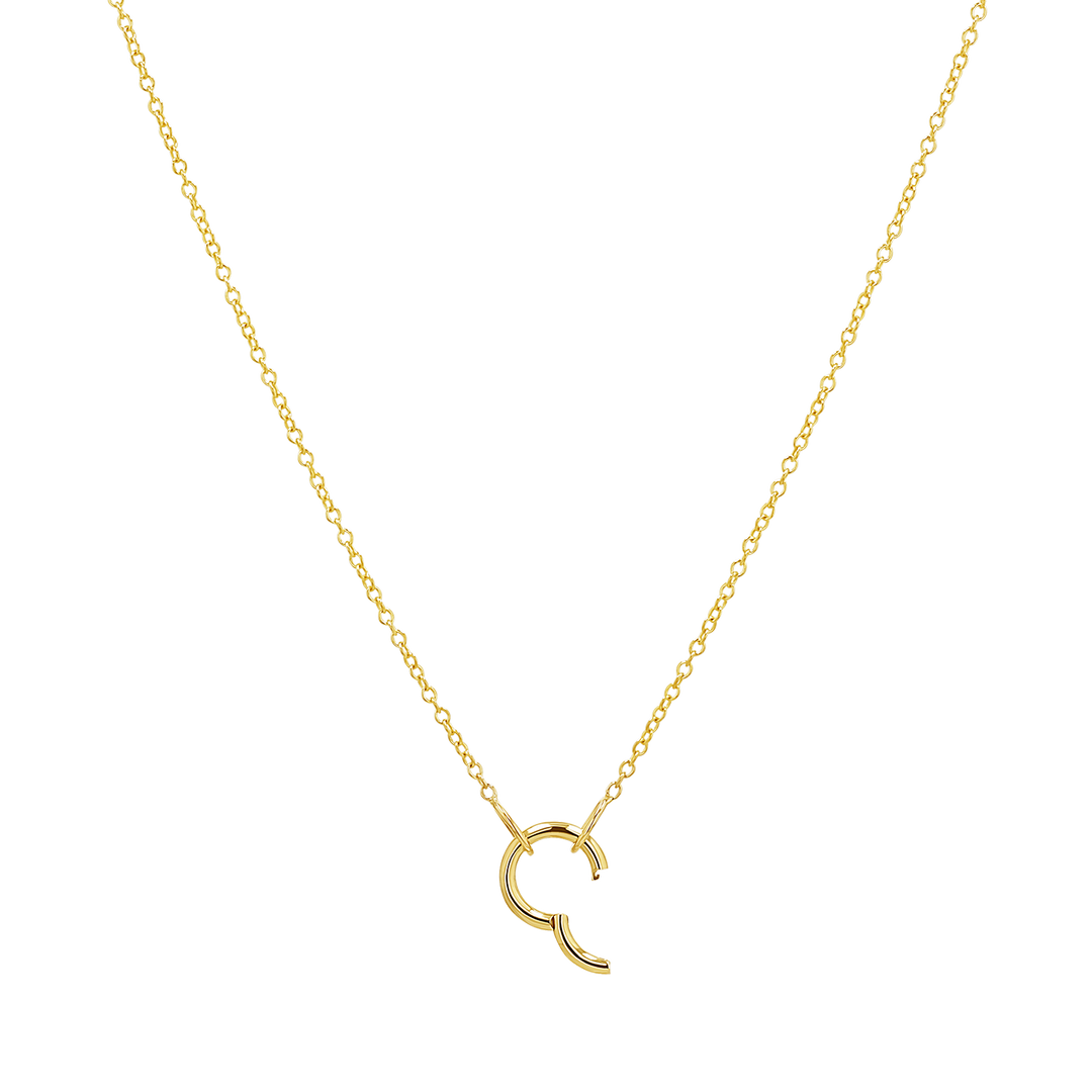 14K Gold Connector Cable Chain Necklace – Baby Gold