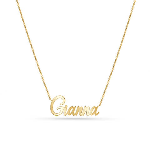 Gold Name Necklace | Personalize with a 14k Gold Name Necklace – Baby Gold