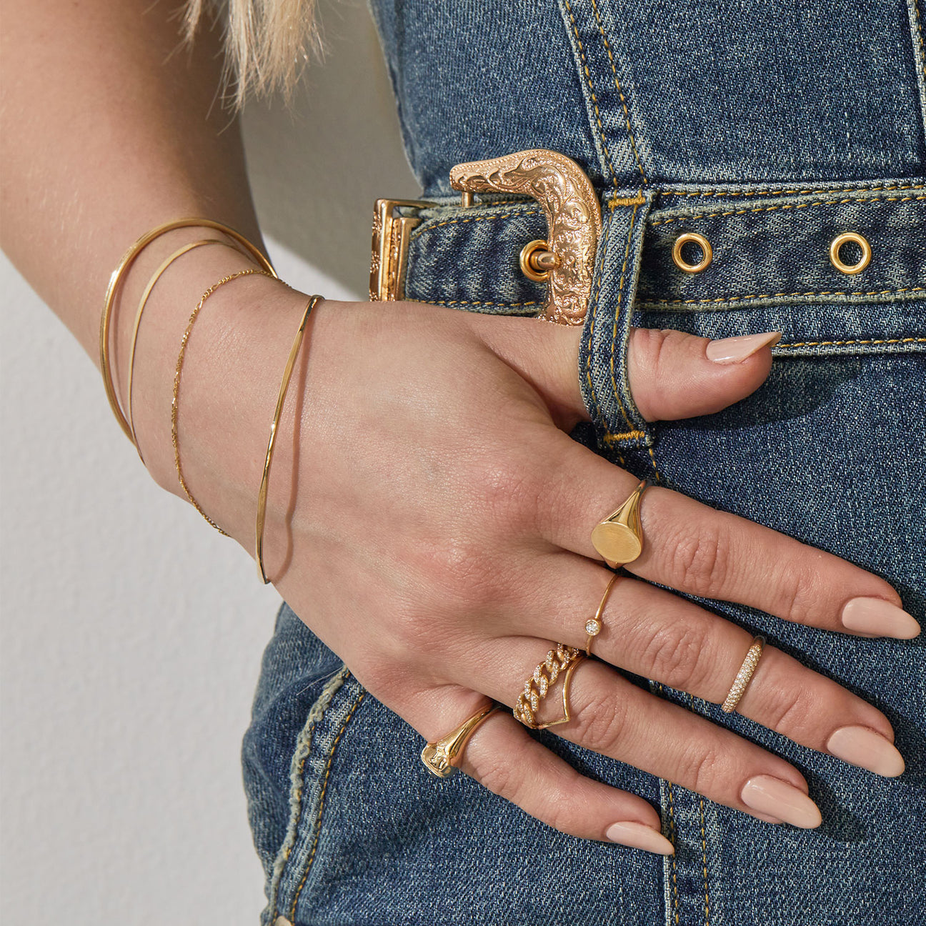 14K Gold Baby Figaro Chain Bracelet – Baby Gold