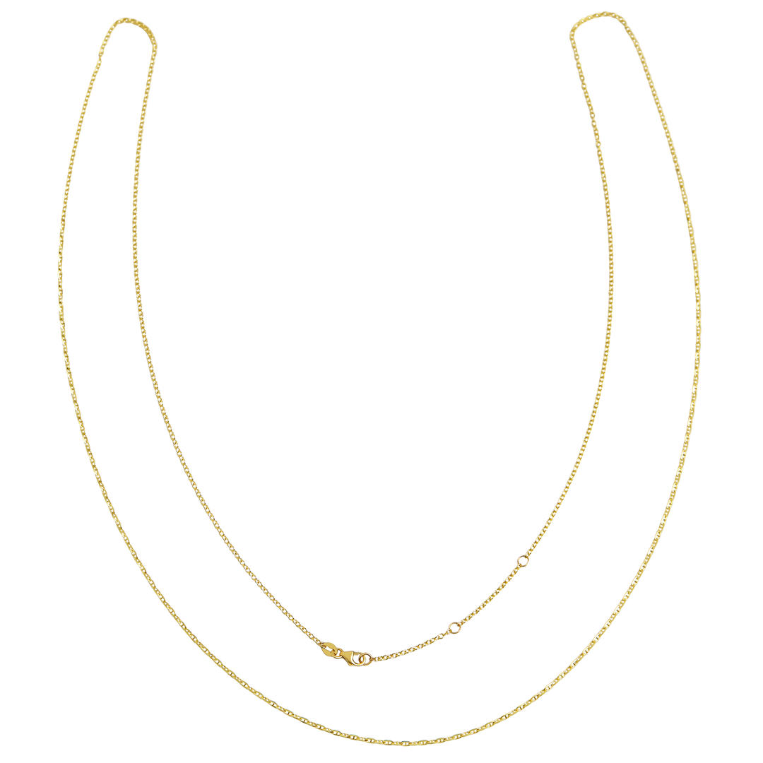 14K Gold Mariner Anchor Link Belly Chain – Baby Gold