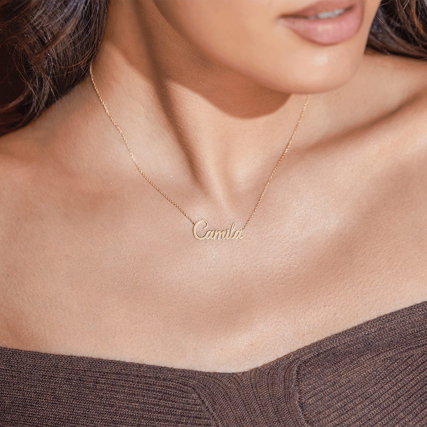 14K Gold Name Necklaces - Baby Gold
