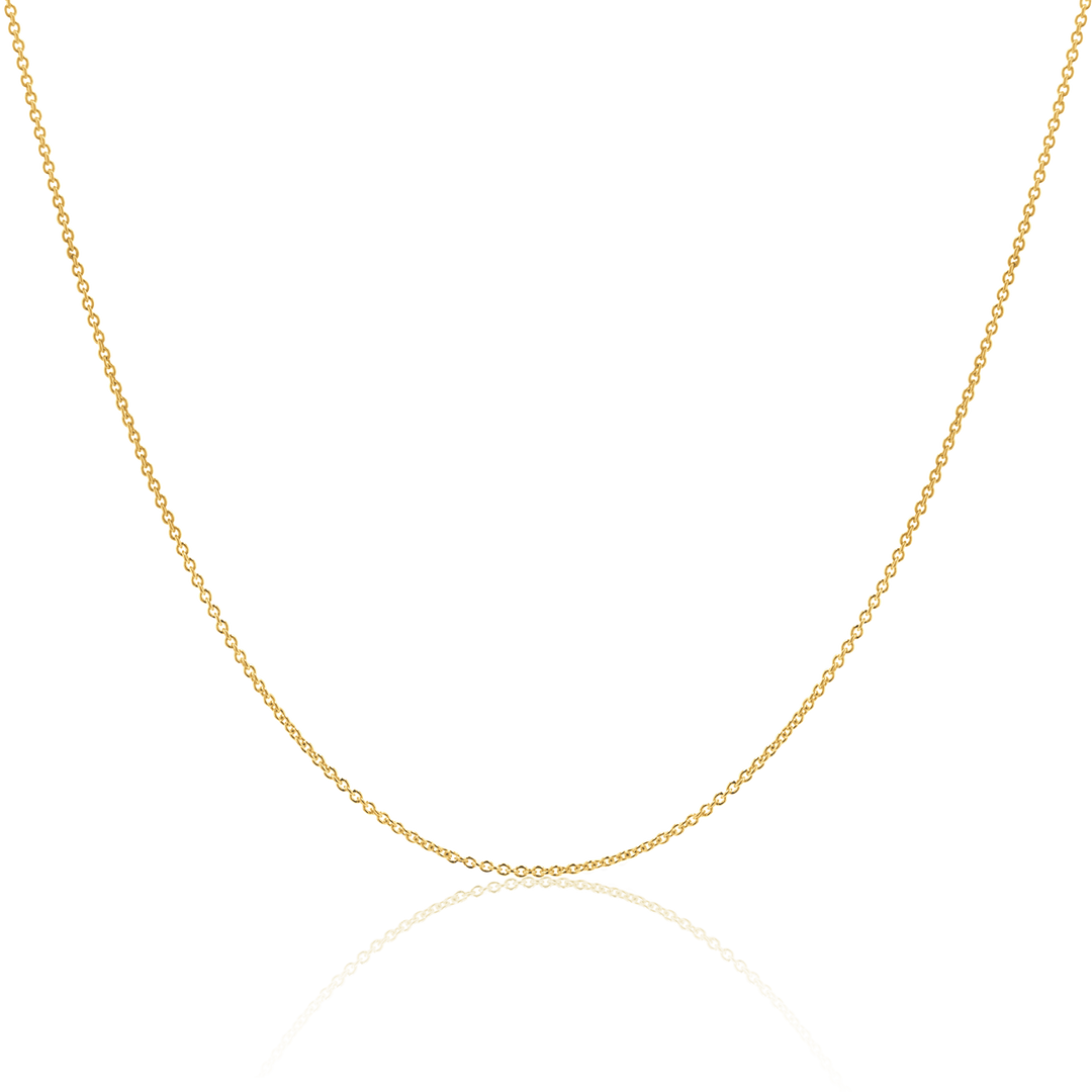 Gold Cable Chain Necklace | Shop 14K Gold Cable Chain Necklace | Baby Gold