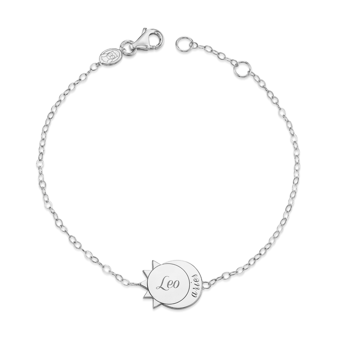 Sun Moon Zodiac Bracelet – Baby Gold