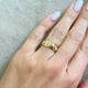 Custom Domed Ring – Baby Gold