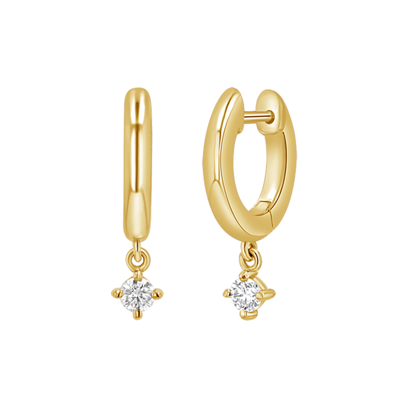 14k Gold Drop Earrings - Lifetime Guarantee & FREE U.S. Shipping – Baby ...