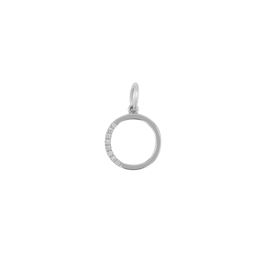 14K Gold Sprinkle Diamond Initial Charm – Baby Gold