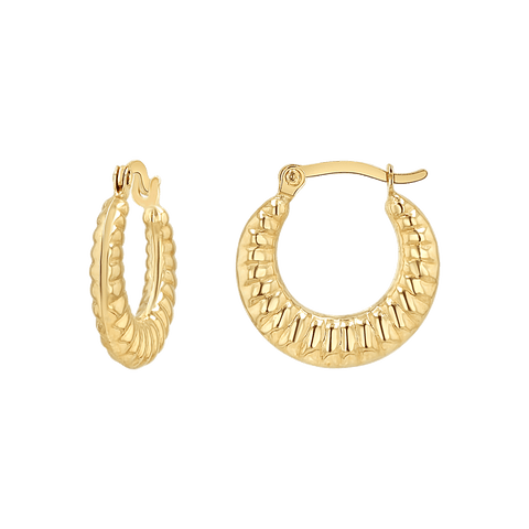 14K Gold Earrings | Shop Yellow, Rose, And White Gold | Baby Gold