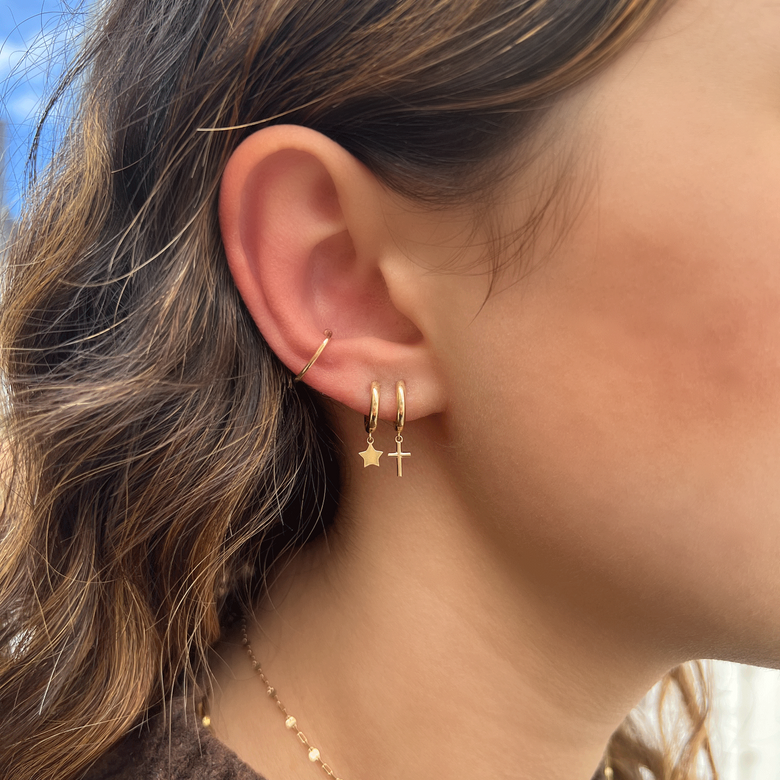 14k Gold Ear Cuffs - Lifetime Guarantee & FREE U.S. Shipping – Baby Gold