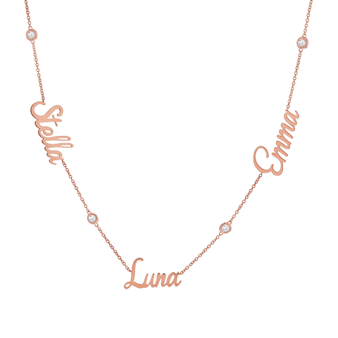 Gold Name Necklace | Personalize with a 14k Gold Name Necklace – Baby Gold