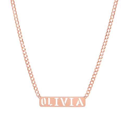 14K Gold Name Necklaces - Baby Gold