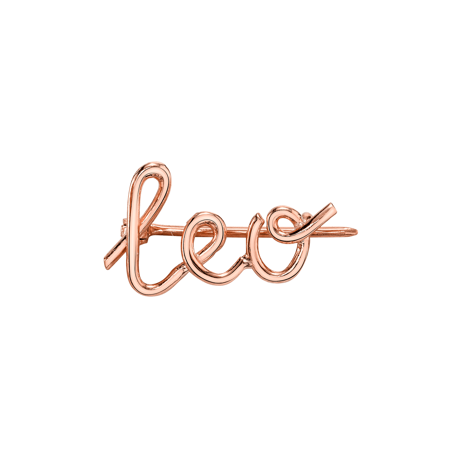 Mini Letter Name Pin – Baby Gold