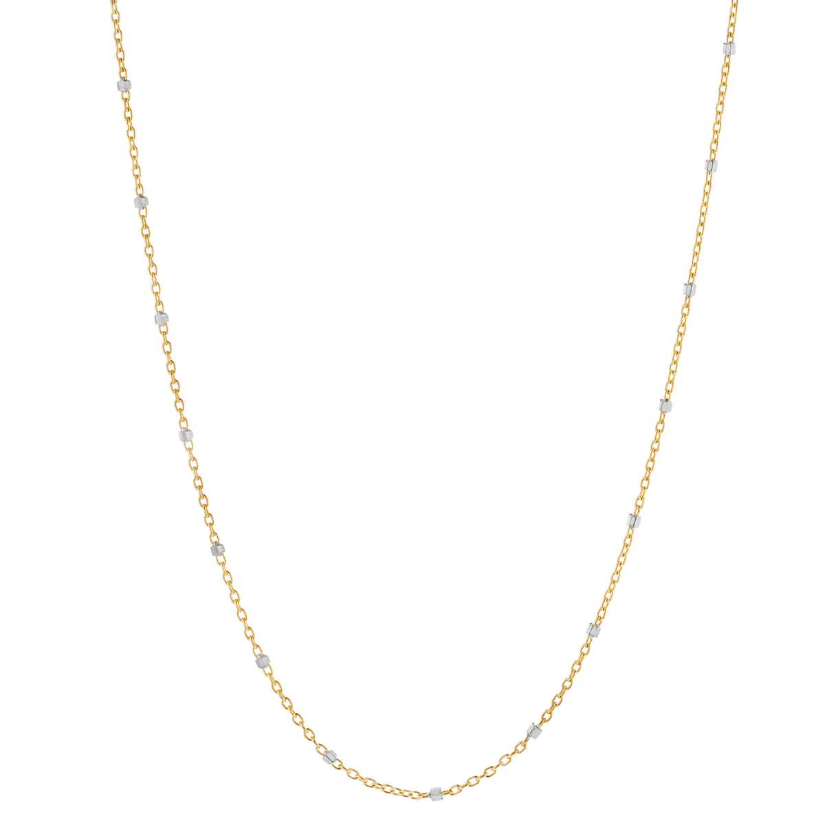 14K Gold Sparkle Chain Necklace – Baby Gold