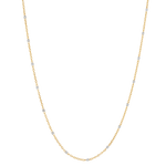 14K Gold Sparkle Chain Necklace – Baby Gold