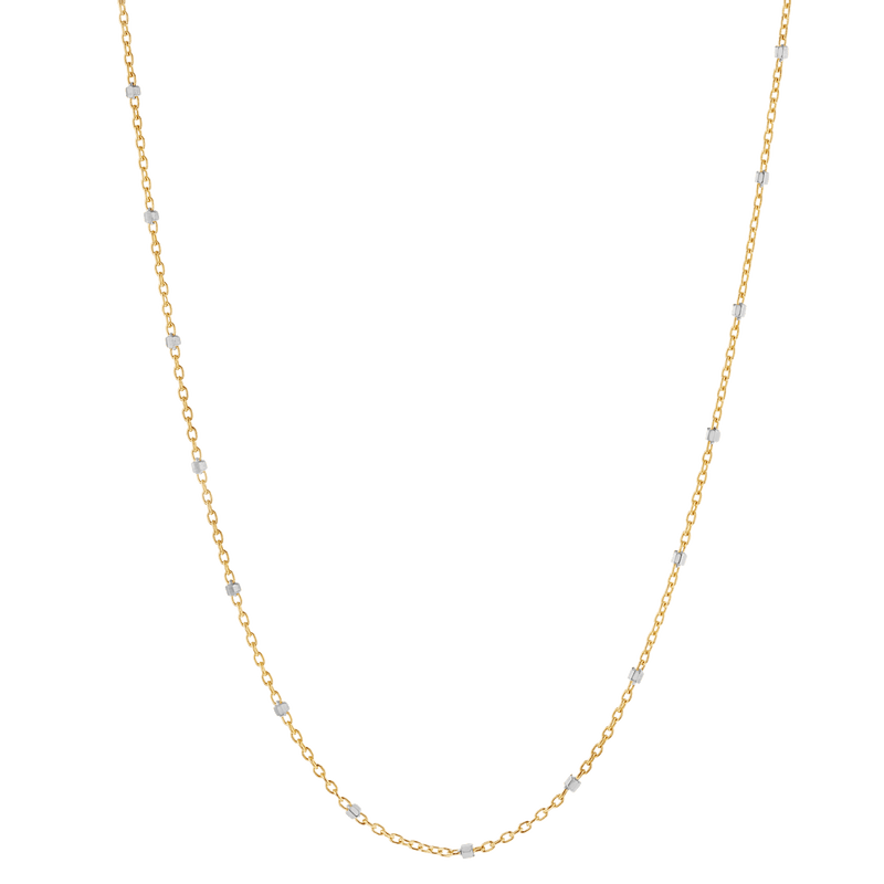 14K Gold Sparkle Chain Necklace – Baby Gold